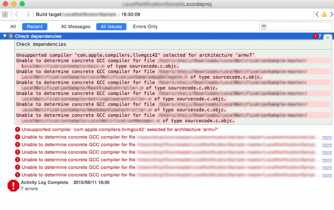 Unable to determine concrete GCC compiler for file ********* | makotton.com