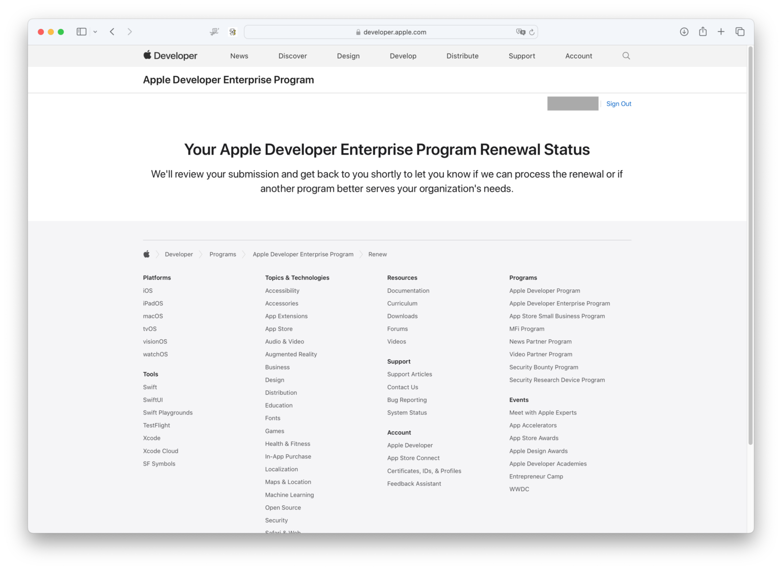 Apple Developer Enterprise Program（ADEP）更新の流れ | makotton.com
